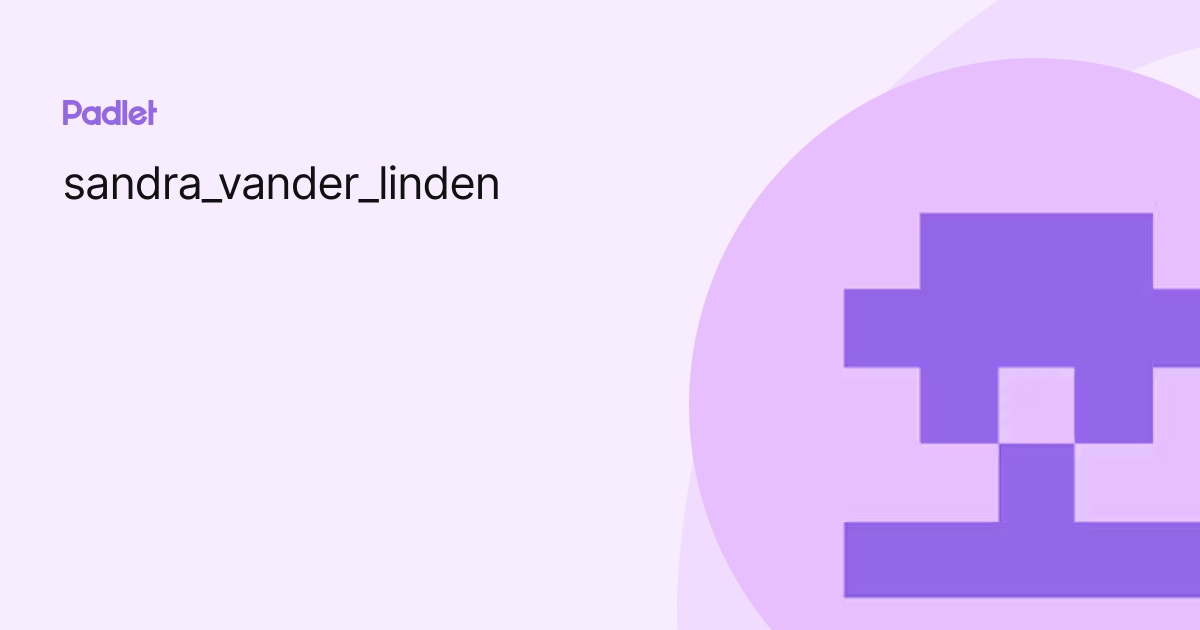 Sandra Vander Linden Profile Padlet