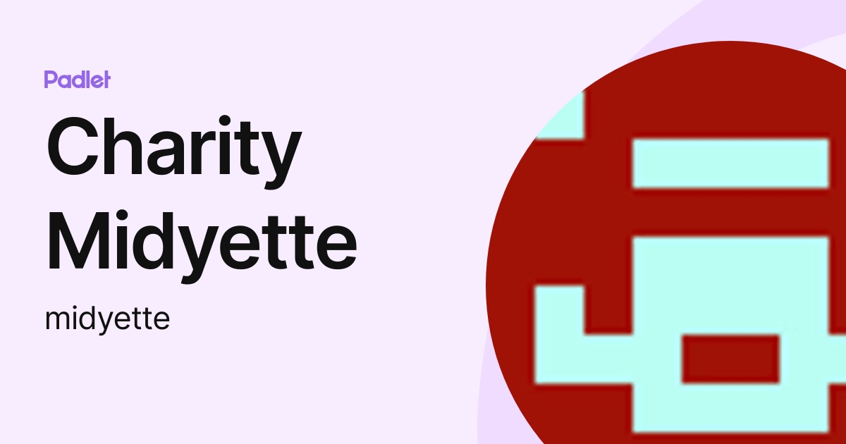 Charity Midyette (midyette) profile | Padlet