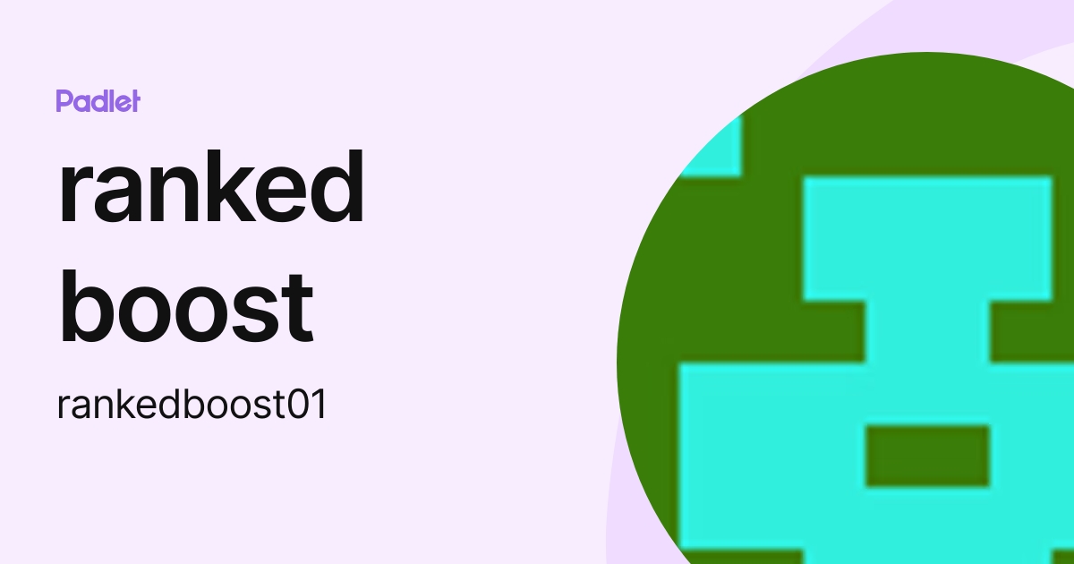 ranked boost (rankedboost01) profile | Padlet