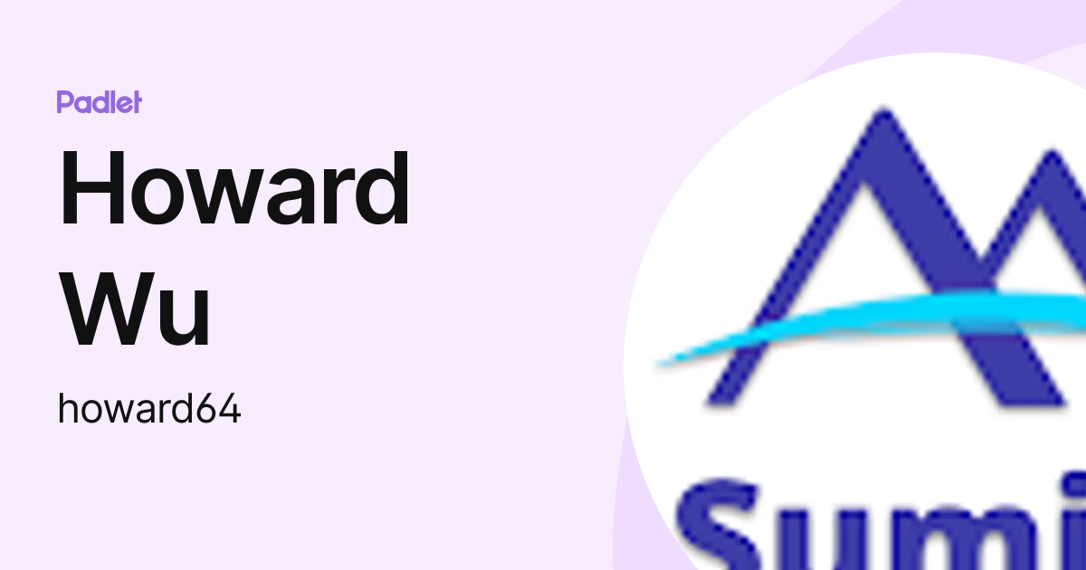 Howard Wu (howard64) profile | Padlet