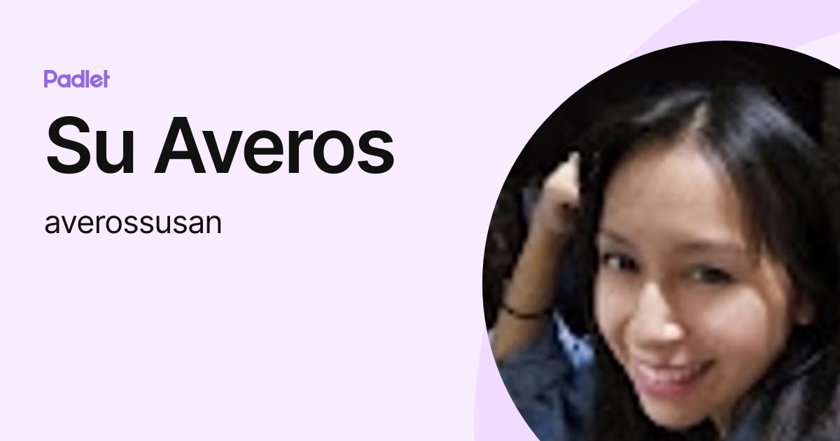 Su Averos (averossusan) profile | Padlet