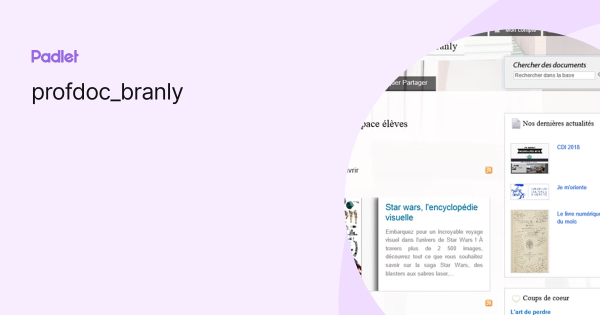 profdoc_branly profile | Padlet