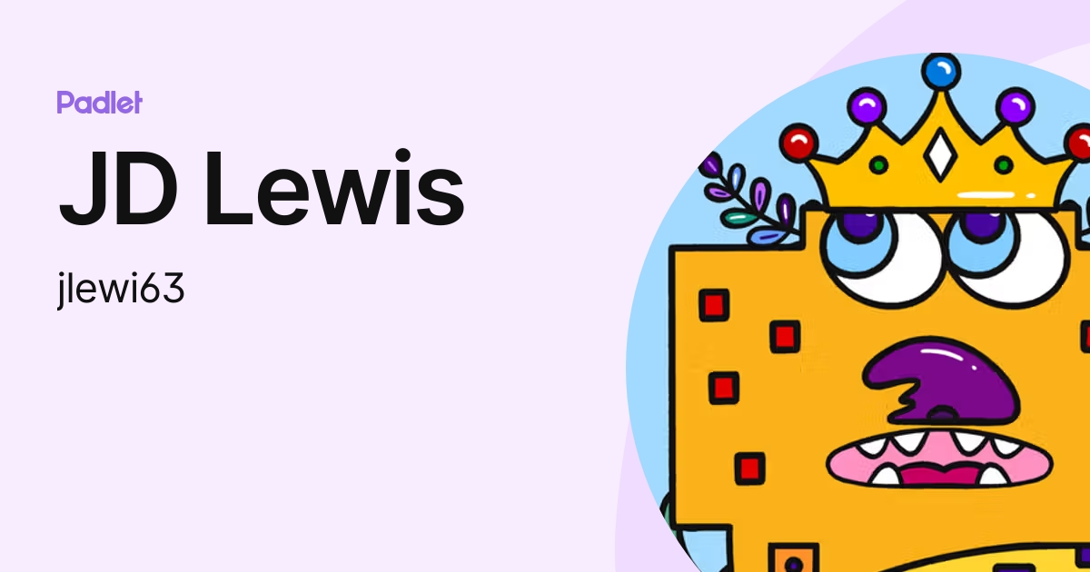 JD Lewis (jlewi63) profile | Padlet