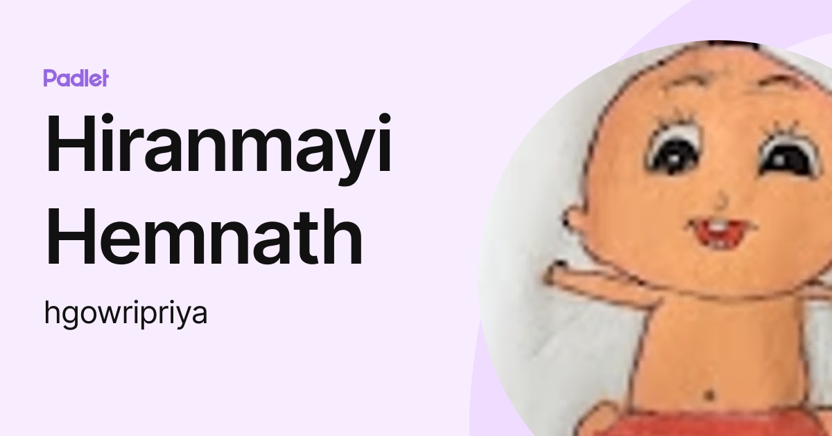 Hiranmayi Hemnath (hgowripriya) profile | Padlet