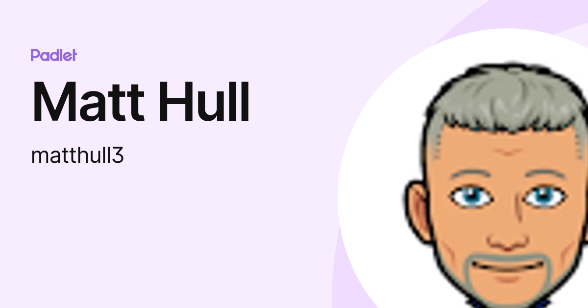 Matt Hull (matthull3) profile | Padlet