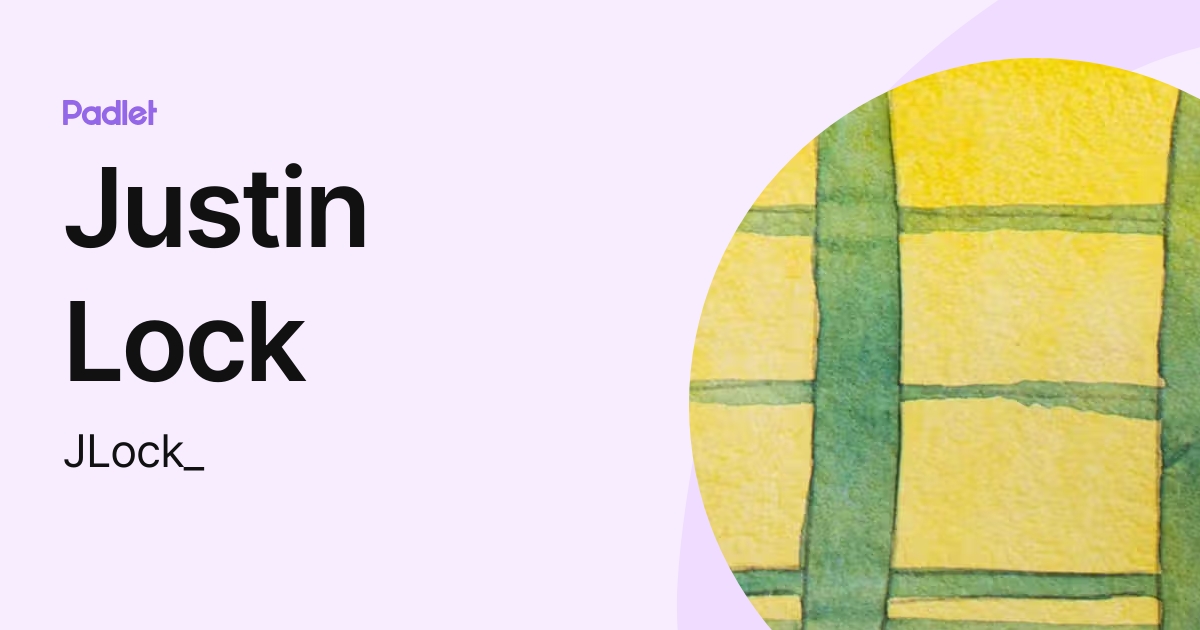 Justin Lock (JLock_) profile | Padlet