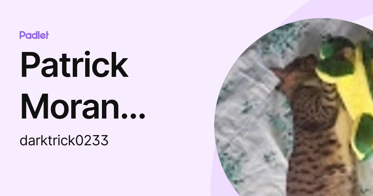 Patrick Moran Flores (darktrick0233) perfil | Padlet