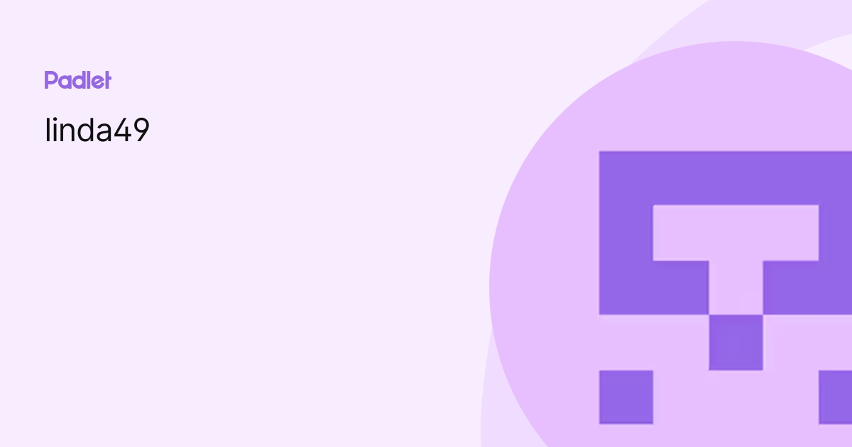 linda49 profile | Padlet