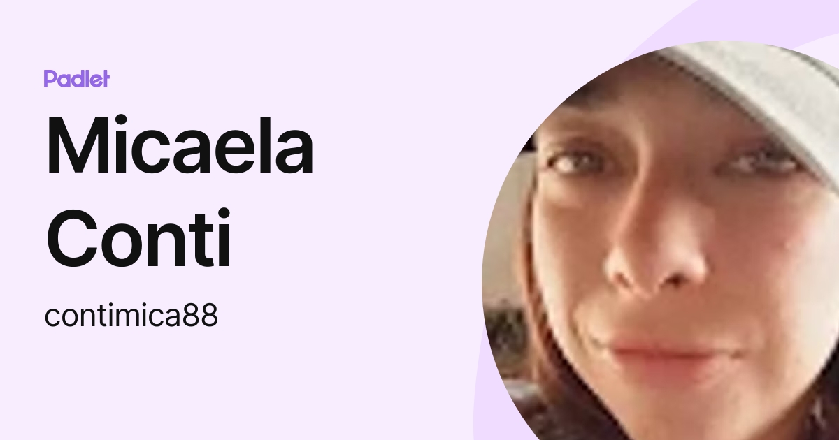 Micaela Conti (contimica88) perfil | Padlet