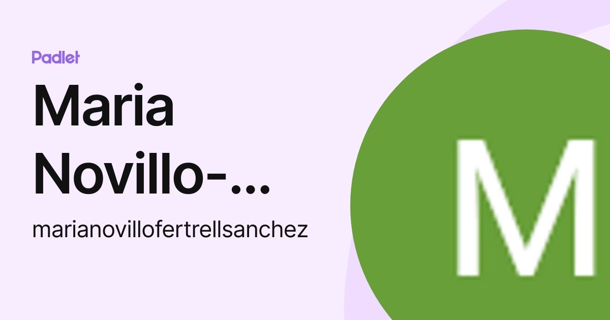 Maria Novillo-Fertrell Sanchez (marianovillofertrellsanchez) profile ...