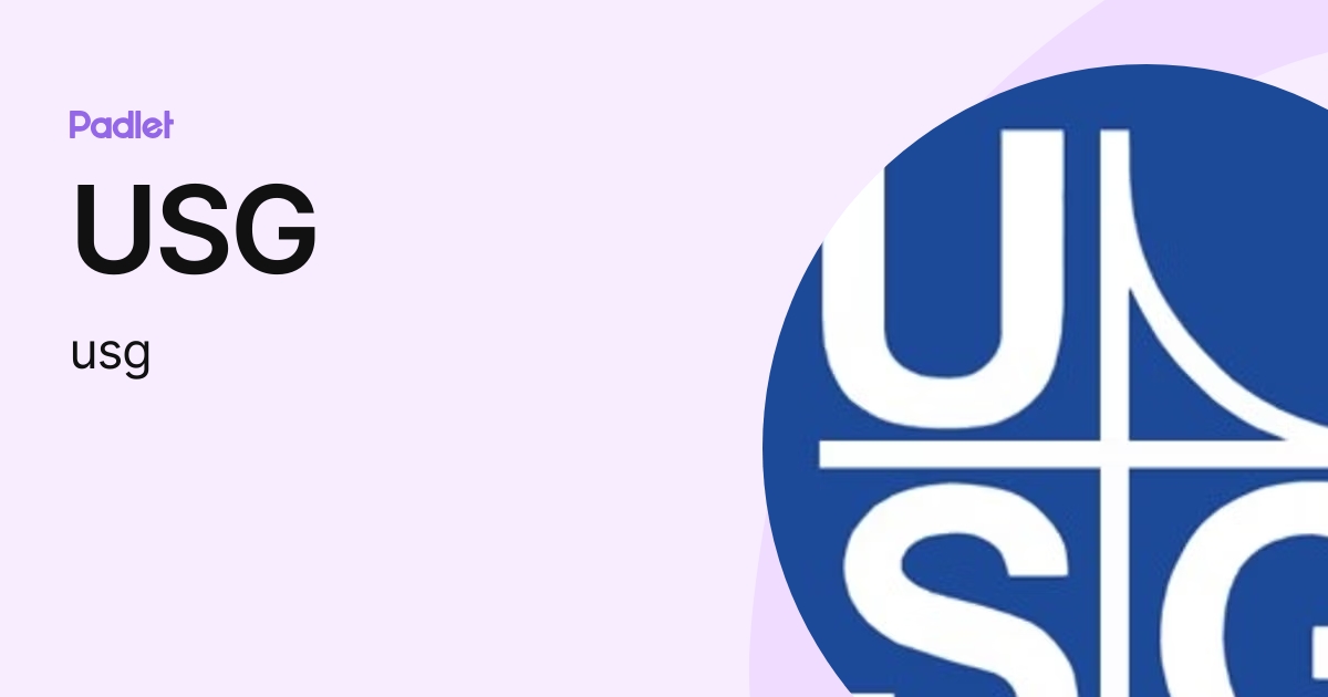 USG (usg) profile | Padlet