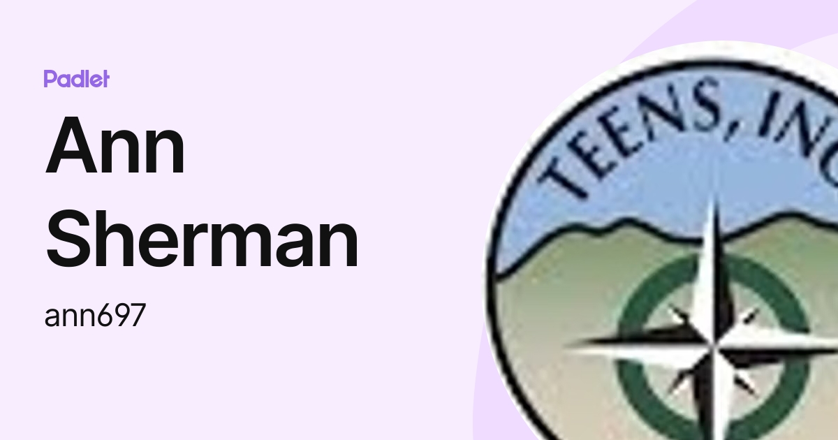 Ann Sherman (ann697) profile | Padlet