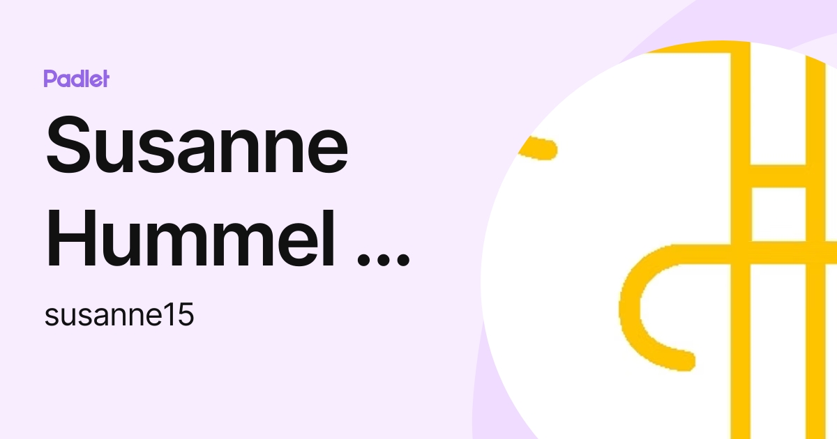 Susanne Hummel - Die HochzeitsHummel (susanne15) profile | Padlet