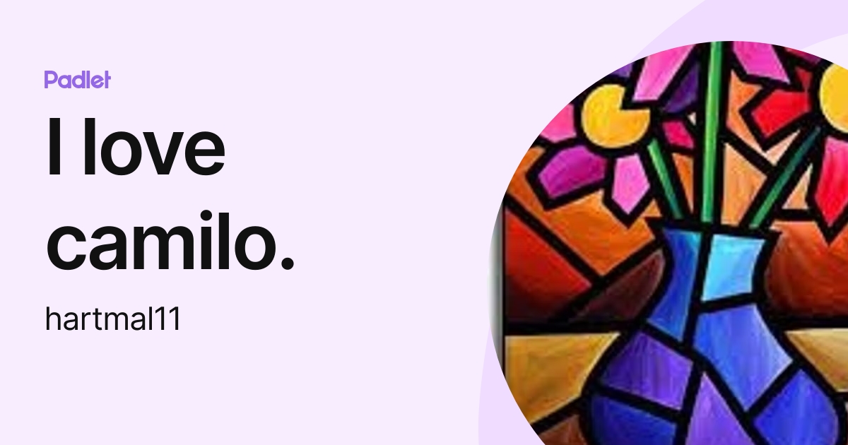 I love camilo. (hartmal11) profile | Padlet