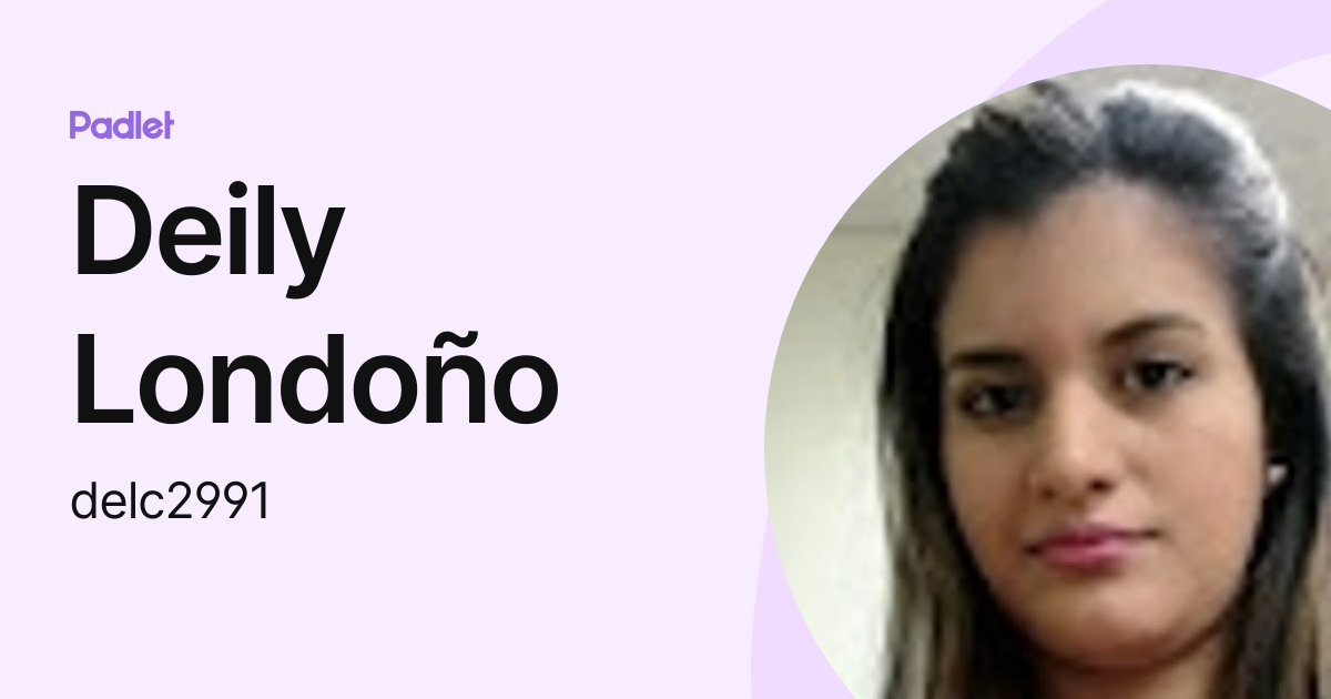 Deily Londoño (delc2991) profile | Padlet