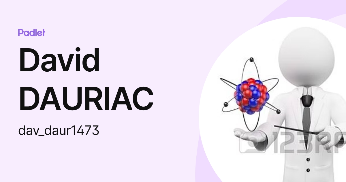 Profil de David DAURIAC (dav_daur1473) | Padlet