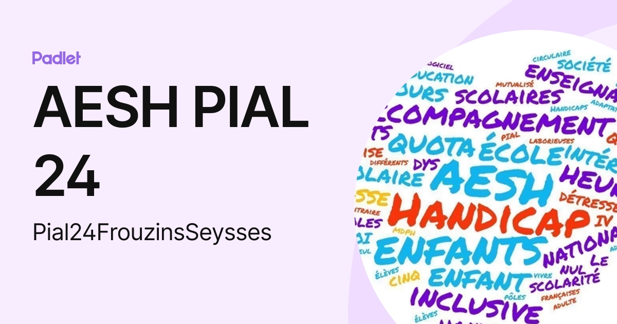 AESH PIAL 24 (9ng4h2dvs7) profile | Padlet