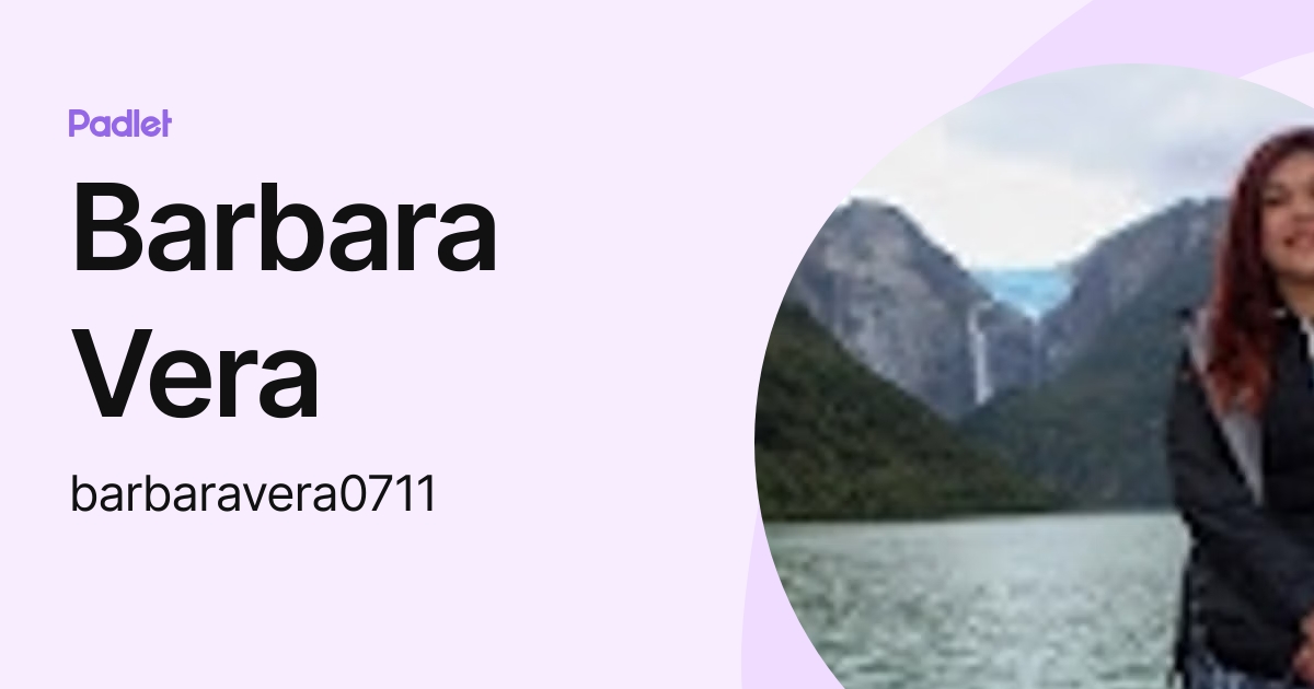 Barbara Vera (barbaravera0711) profile | Padlet