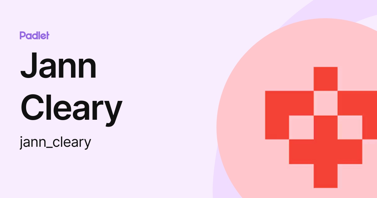 Jann Cleary (jann_cleary) profile | Padlet