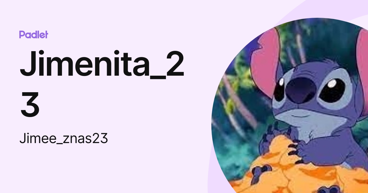 Jimenita_23 (Jimee_znas23) profile | Padlet