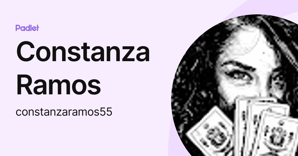 Constanza Ramos (constanzaramos55) profile | Padlet
