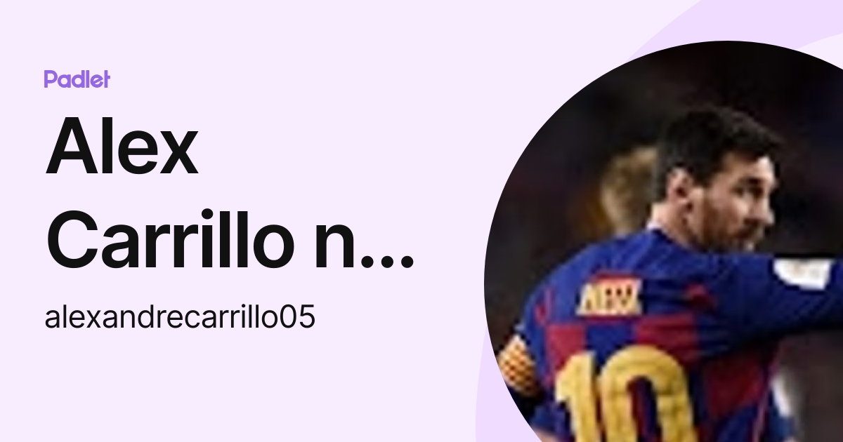 Alex Carrillo no te dejes la cuenta abierta (alexandrecarrillo05 ...