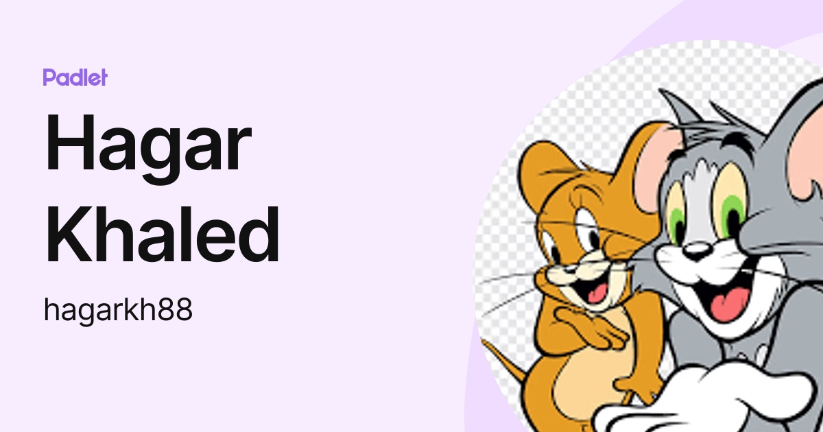 Hagar Khaled (hagarkh88) profile | Padlet