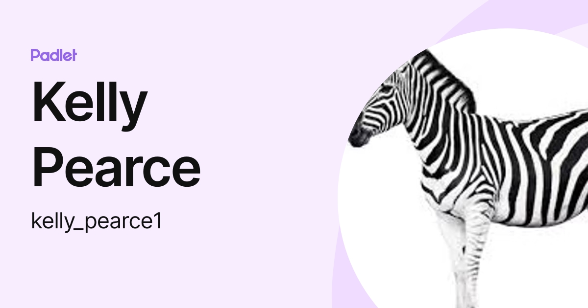 Kelly Pearce (kelly_pearce1) profile | Padlet