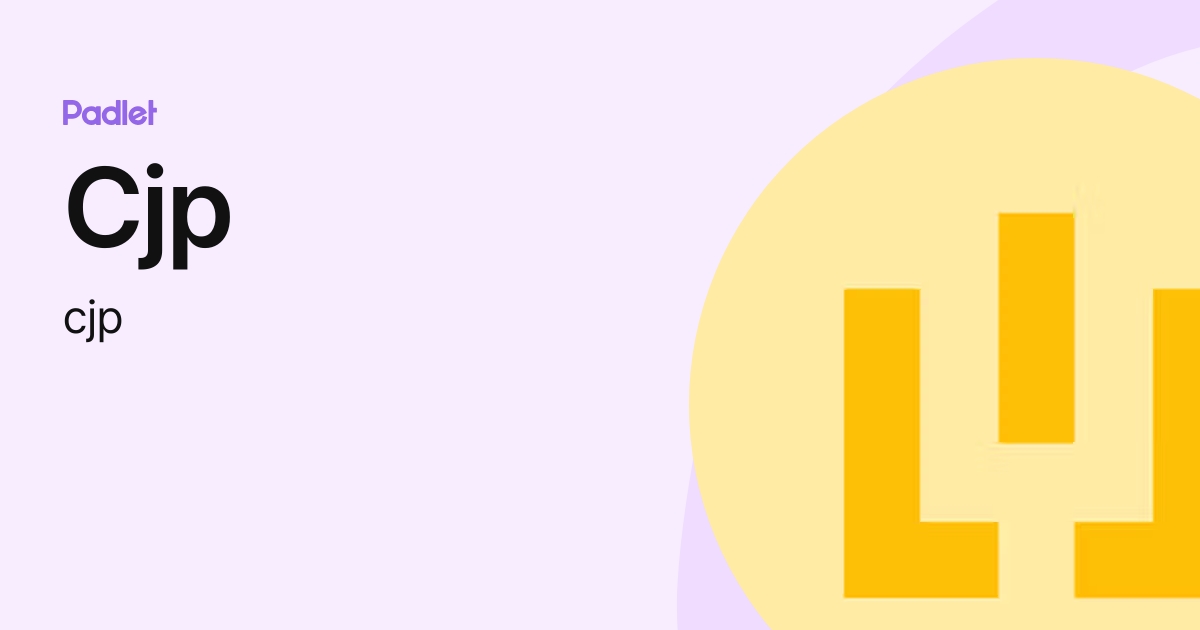 Cjp Cjp Profile Padlet