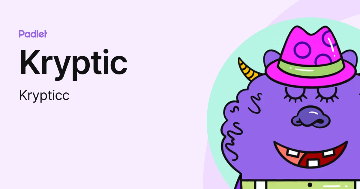 Kryptic (Krypticc) profile | Padlet