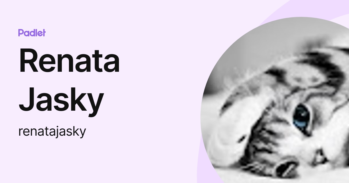 Renata Jasky (renatajasky) profile | Padlet