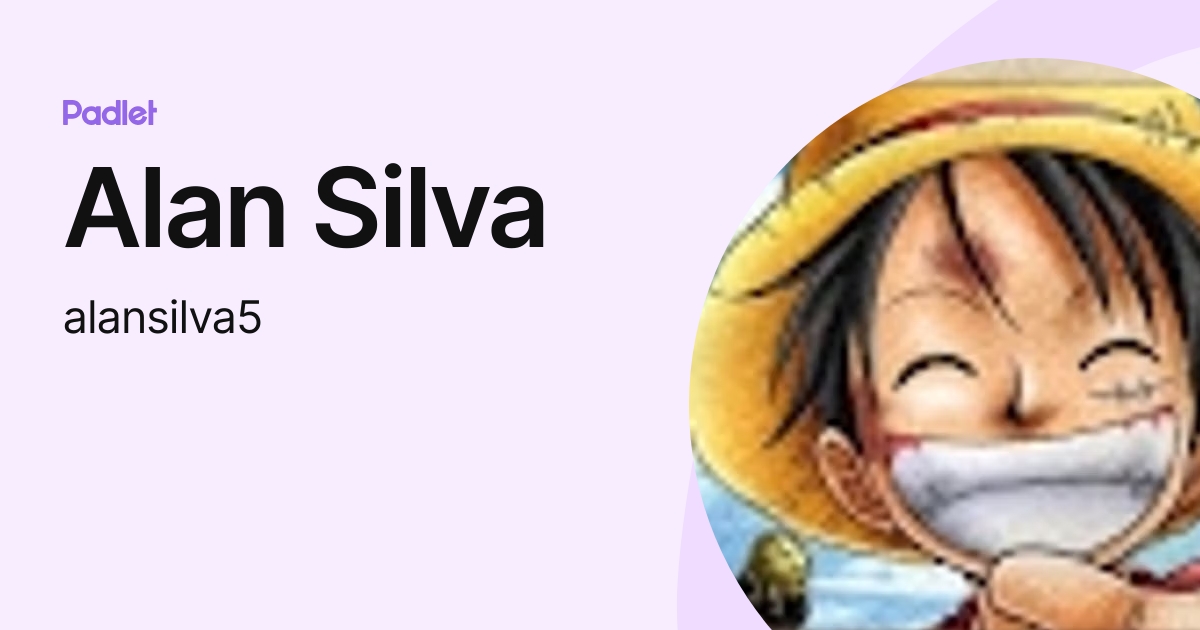 Alan Silva (alansilva5) profile | Padlet
