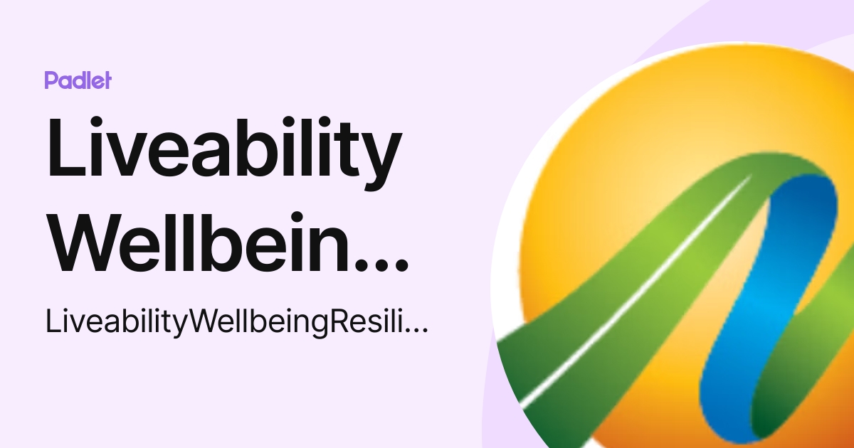 Liveability Wellbeing Resilience Strategy 2021-2031 ...