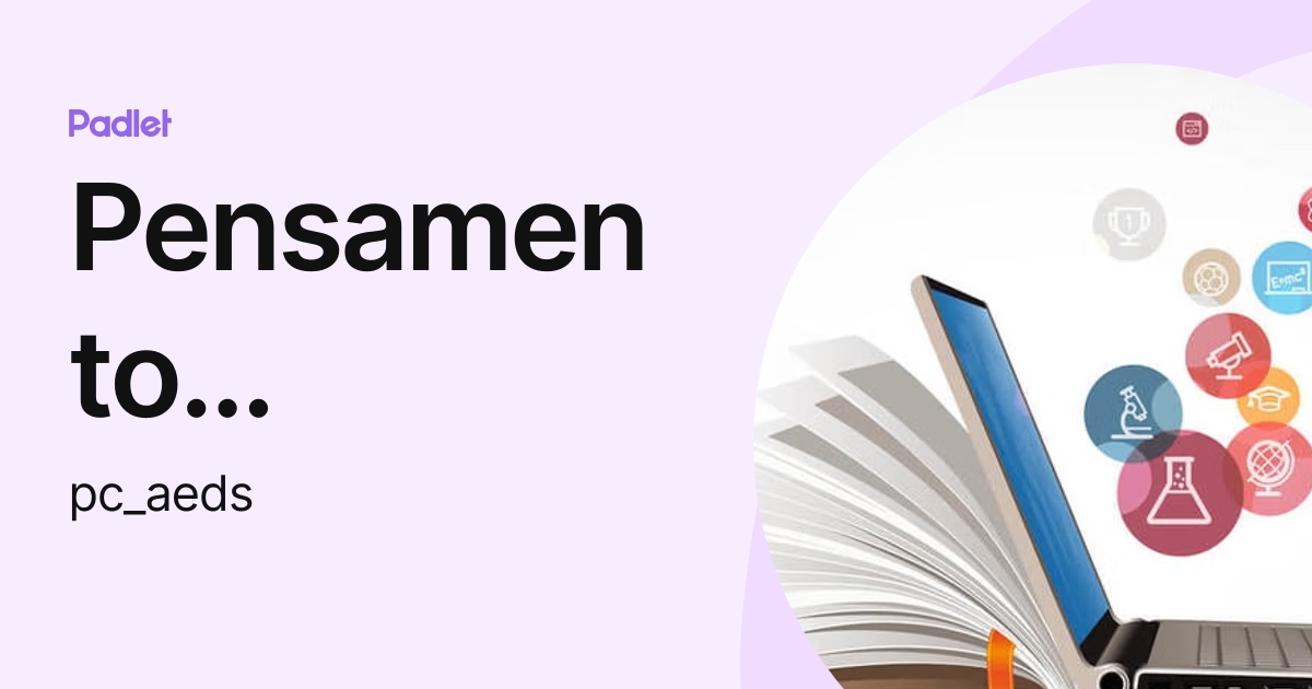 Pensamento Computacional | AEDS (pc_aeds) profile | Padlet