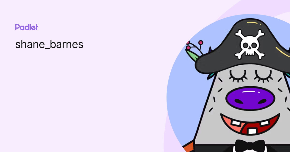shane_barnes profile | Padlet