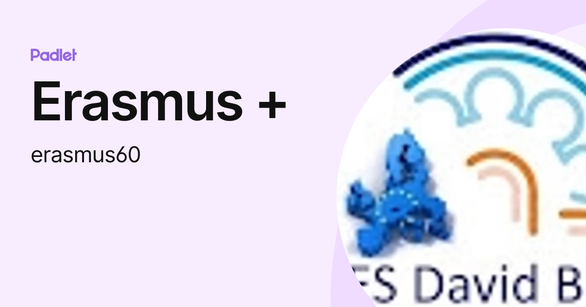 Erasmus + (erasmus60) profile | Padlet