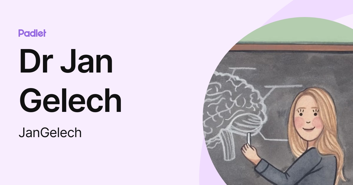 Dr Jan Gelech (JanGelech) profile | Padlet