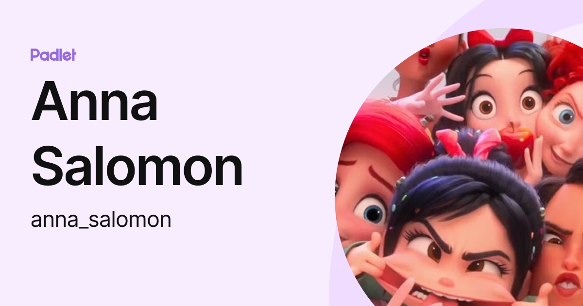 Anna Salomon (anna_salomon) profile | Padlet