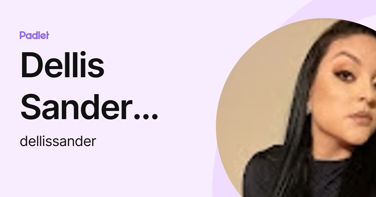 Dellis Sander Martins de Oliveira (dellissander) profile | Padlet