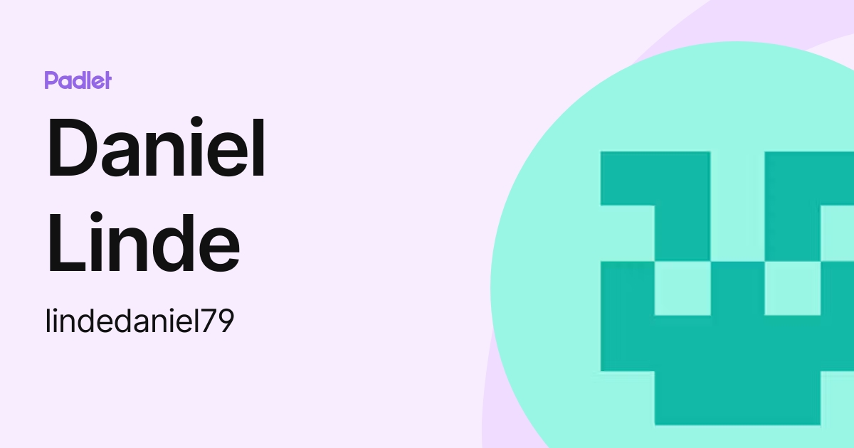 Daniel Linde (lindedaniel79) profile | Padlet