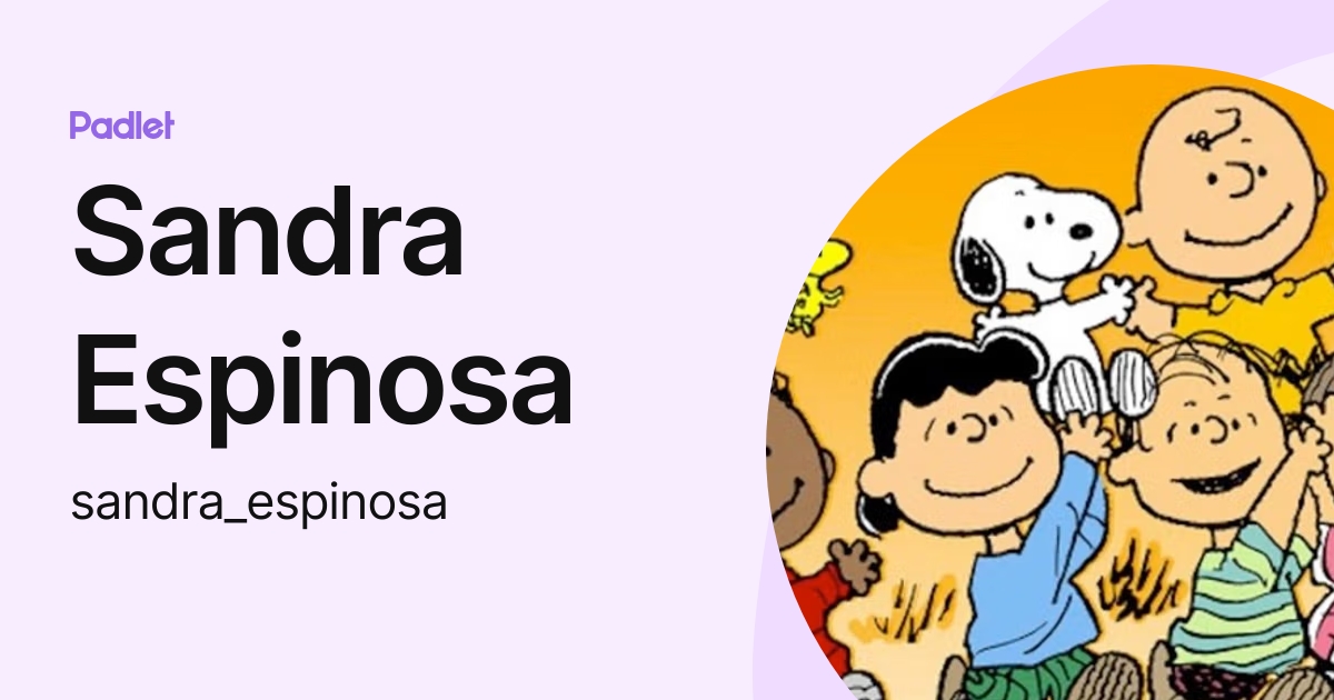 Sandra Espinosa (sandra_espinosa) profile | Padlet