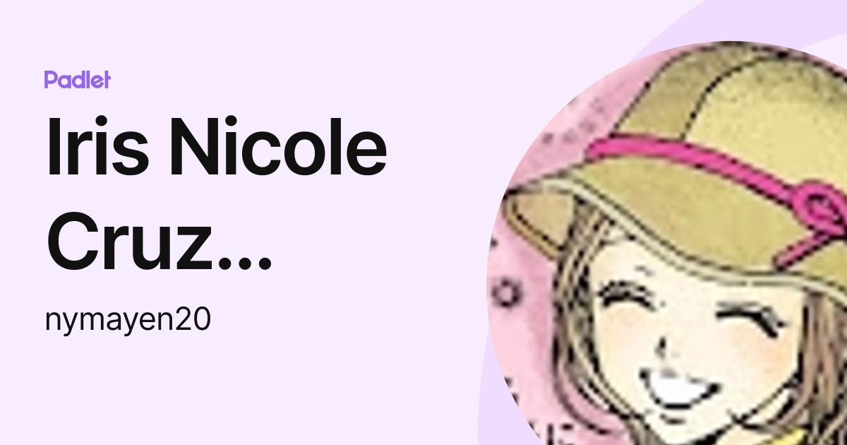 Iris Nicole Cruz Mayen (nymayen20) perfil | Padlet