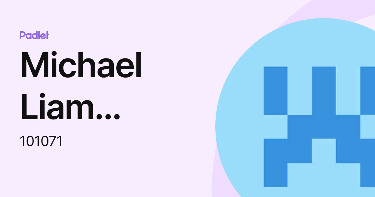 Michael Liam Rodgers (101071) profile | Padlet