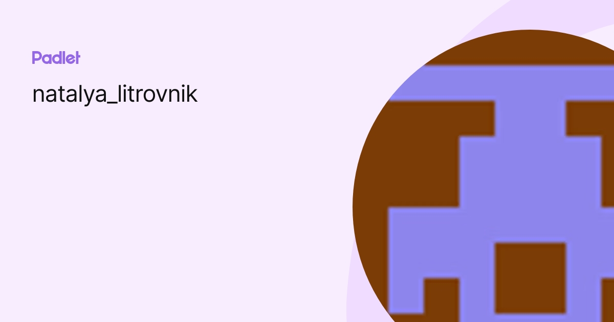 natalya_litrovnik profile | Padlet