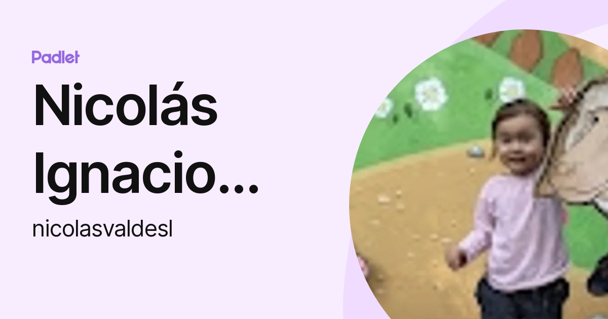 Nicolás Ignacio Valdés (nicolasvaldesl) profile | Padlet