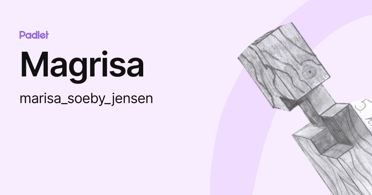 Magrisa (marisa_soeby_jensen) profile | Padlet