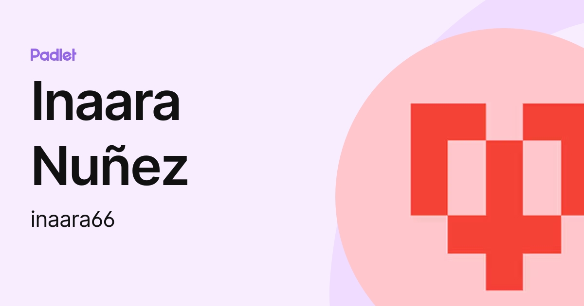 Inaara Nuñez (inaara66) profile | Padlet