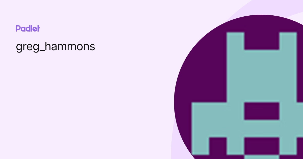 greg_hammons profile | Padlet