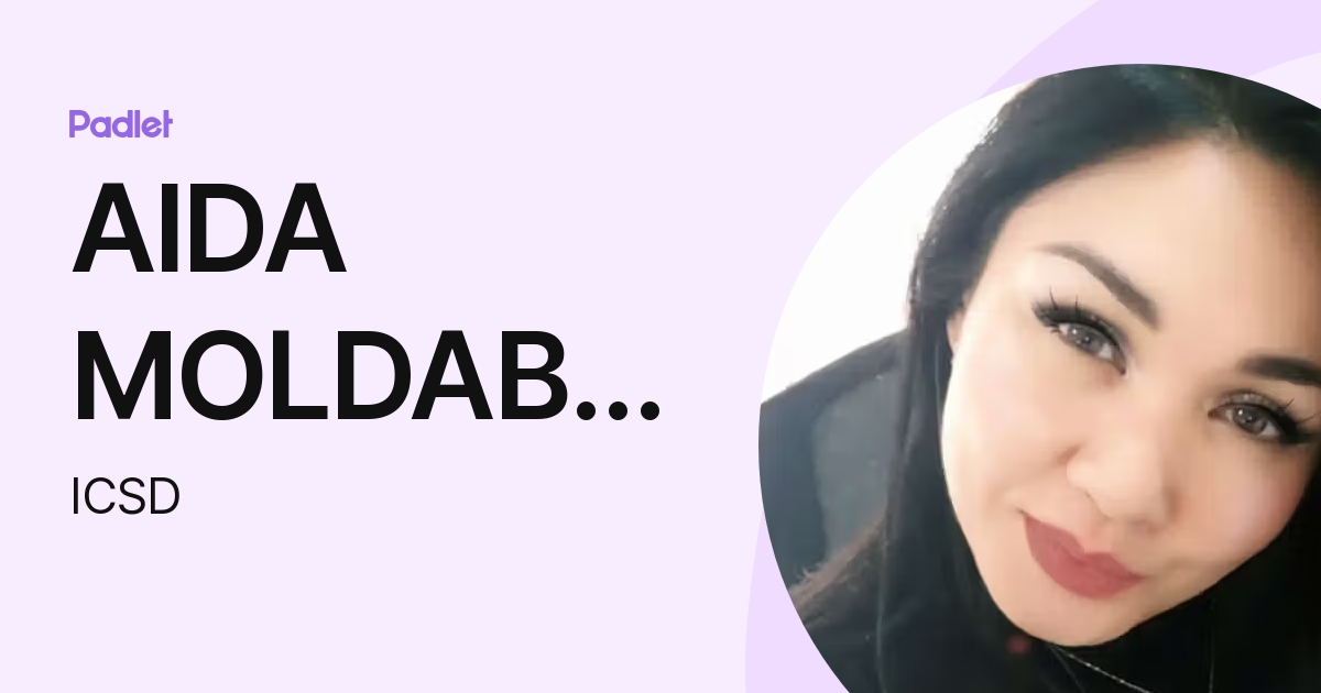 AIDA MOLDABAYEVA (ICSD) profile | Padlet
