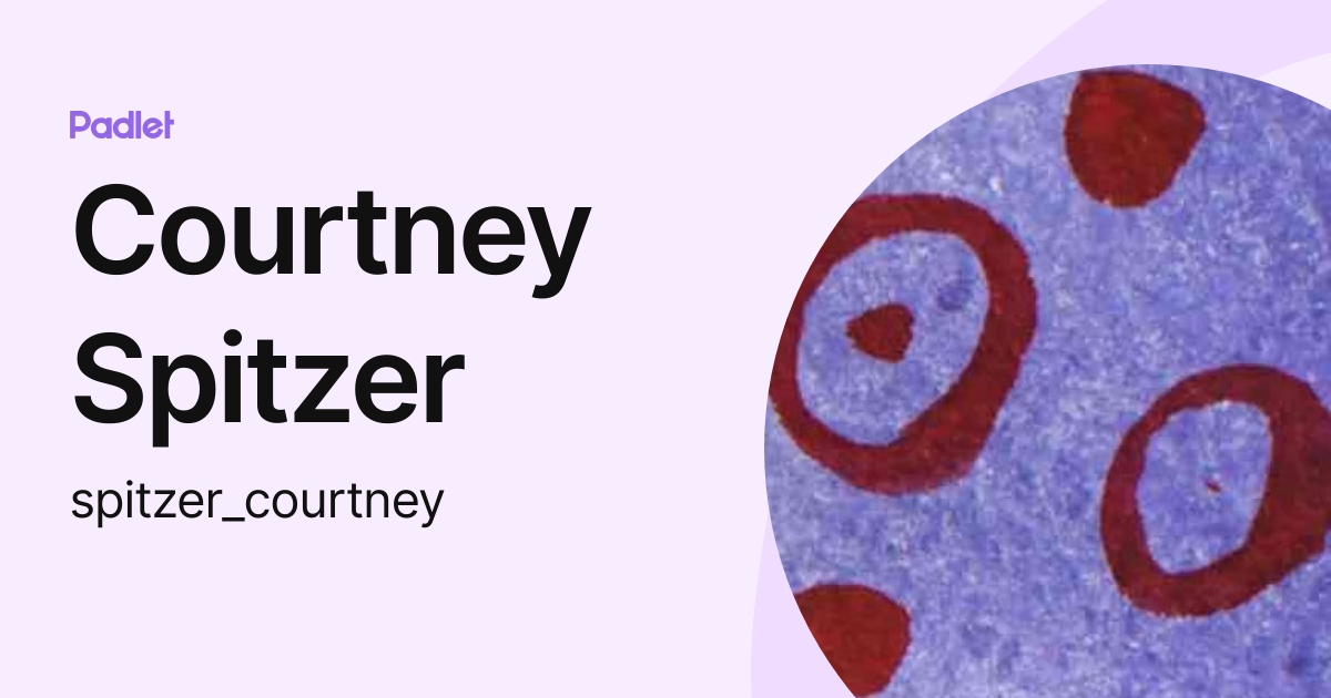 Courtney Spitzer (spitzer_courtney) profile | Padlet